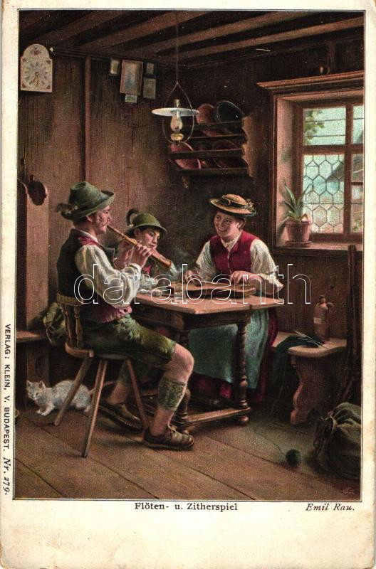 Flöten u. Zitherspiel / German folklore s: Emil Rau (EK) | Darabanth Kft.