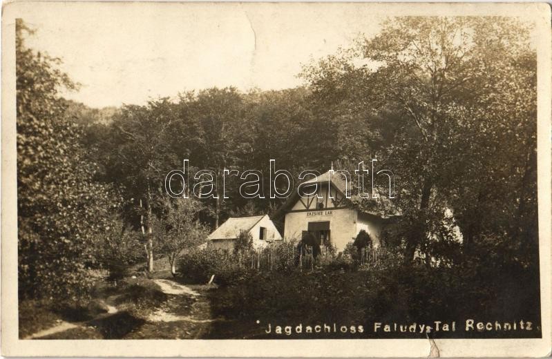 Rohonc, Rechnitz; Jagdschloss Faludy-Tal / Erzsike lak, vadászkastély a ...