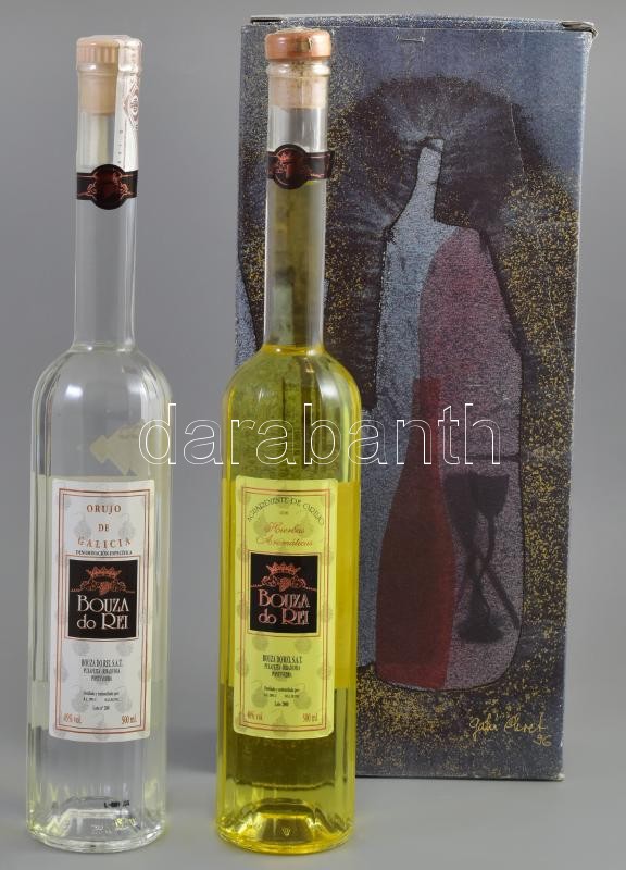 Bouza do Rei: Orujo de Galicia, Aguardiente de Orujo con Hierbas Aromaticas, abv, 45 % és 40% ...