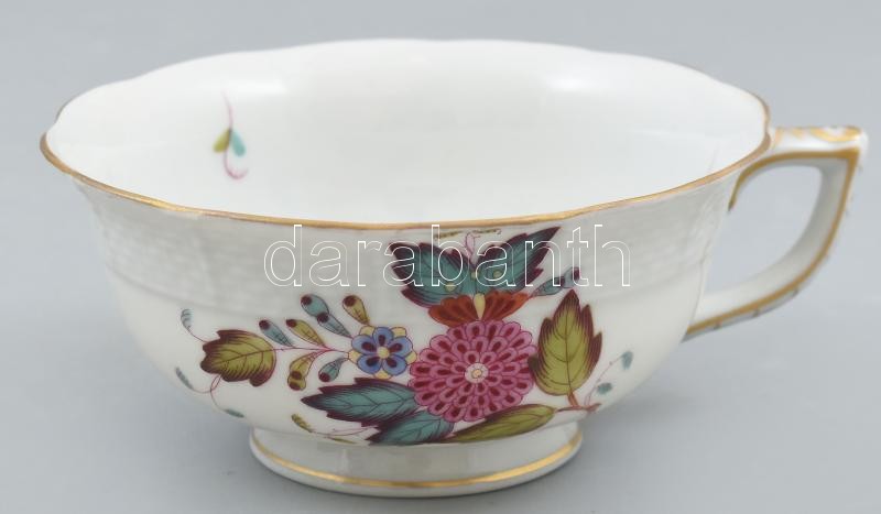 Herendi Apponyi Color mintás teás csésze, alj nélkül, kézzel festett ...