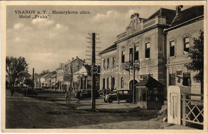 Varannó, Vranov nad Toplou; Masarykova ulica, Hotel Praha / utca, | Darabanth Kft.