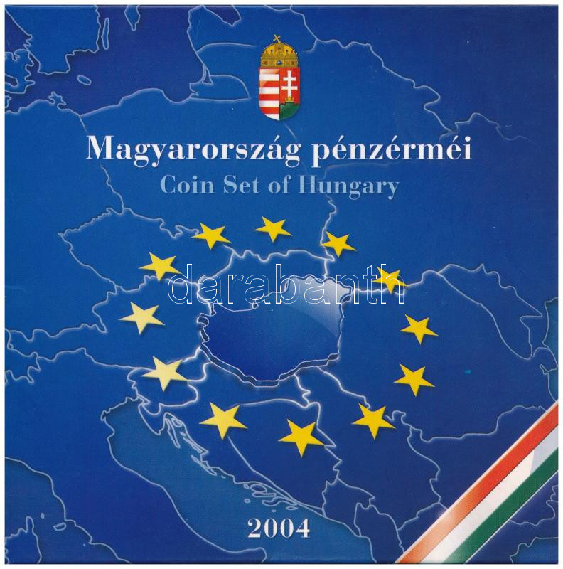 2004. 1Ft-100Ft (8xklf) forgalmi sor szettben, benne 2004. 50Ft ...