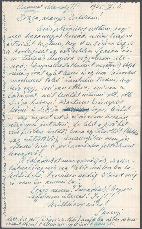 1945.III.3 Geleji Sándor (1898-1967), a csepeli Weiss Manfréd Művek ...