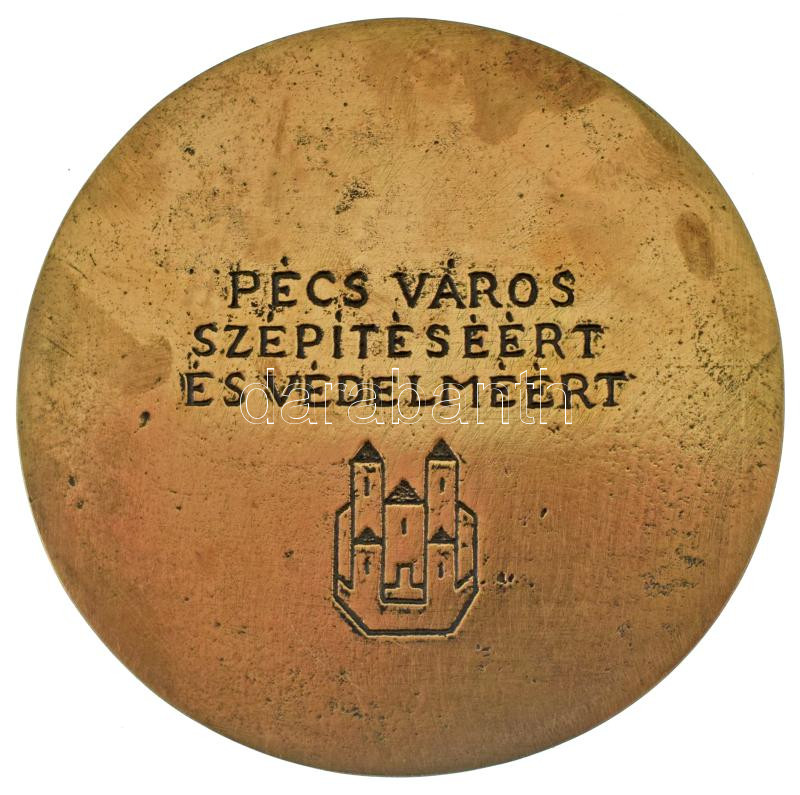 2000 k. "Zsolnay Városszépítő Városvédő Emlékérem / Pécs Város ...