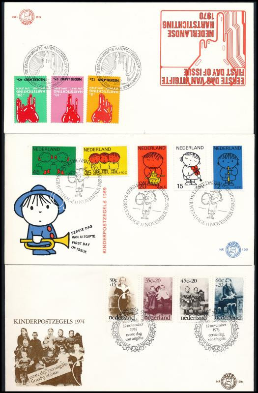 Hollandia 38 db FDC a 70-es évekből | Darabanth Kft.