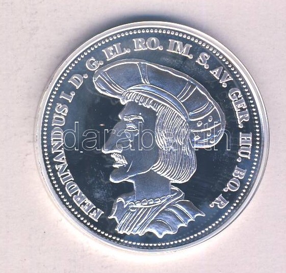 DN "Királyi koronák / I. Ferdinánd 5 korona" Ag(999) | Darabanth Kft.