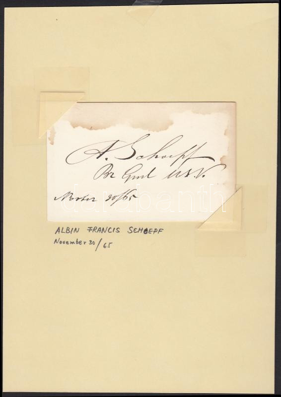 1865 Albin Francis Schoepf (1822-1886) amerikai polgárháborús ...