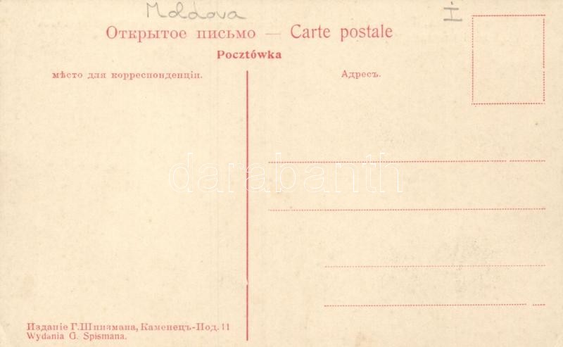 Soroki, Soroca; Przeprawa przez Dniestr i Szpital-Ziemski / crossing ...